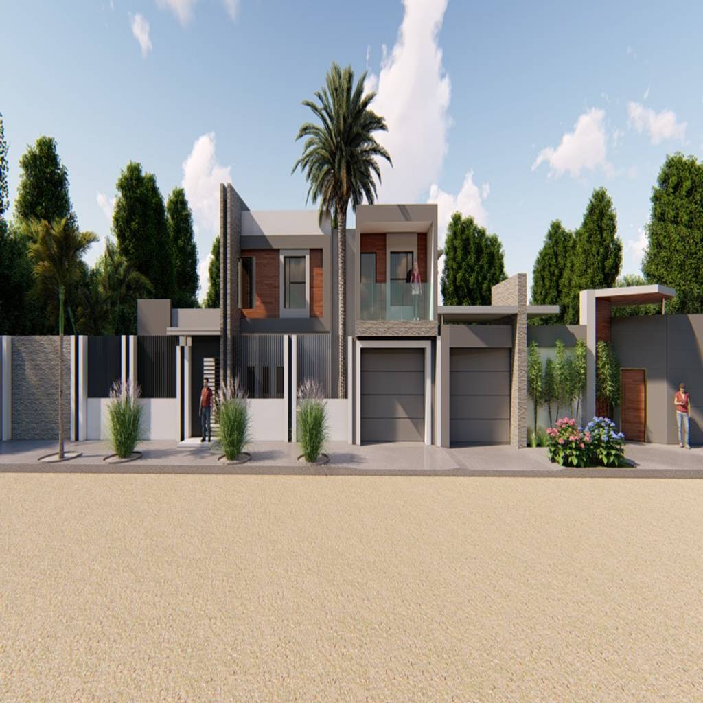 Render final de fachada principal | homify