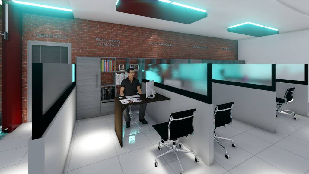 Render area de administrativos | homify