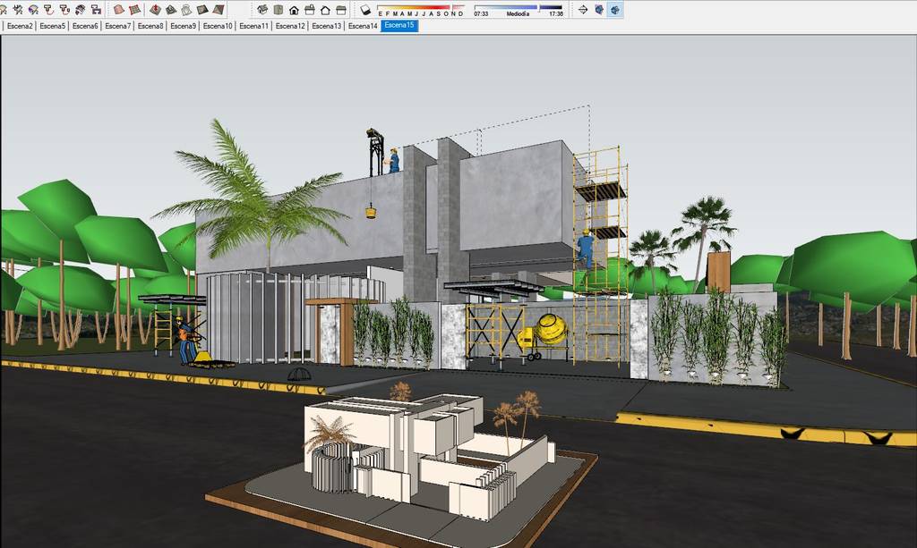 Construcción 3d del proyecto | homify