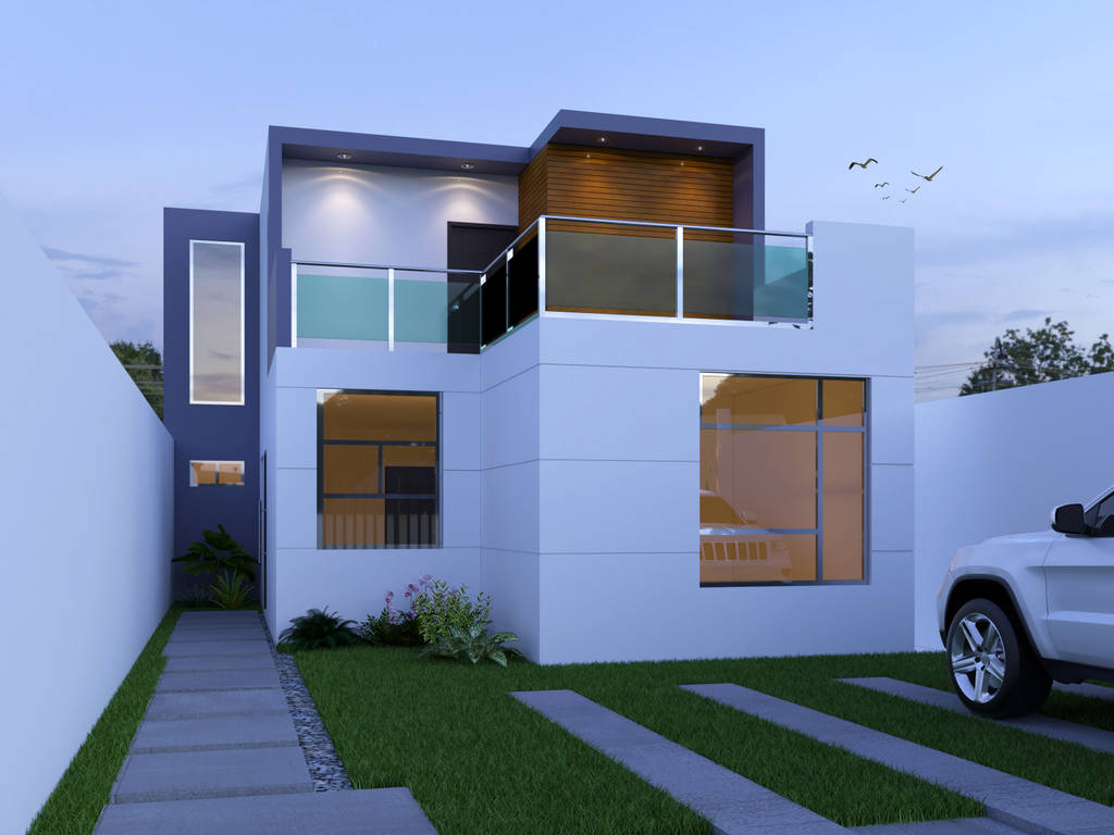 Renders y planos de casas modernas, gutierrez aldana arquitectos | homify