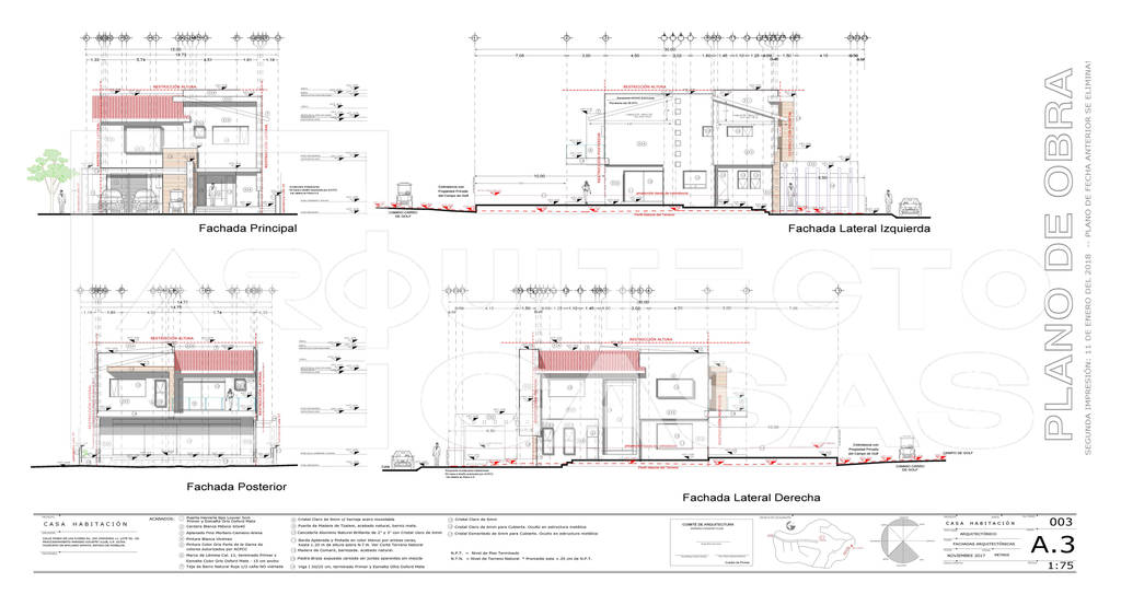 Plano fachadas | homify