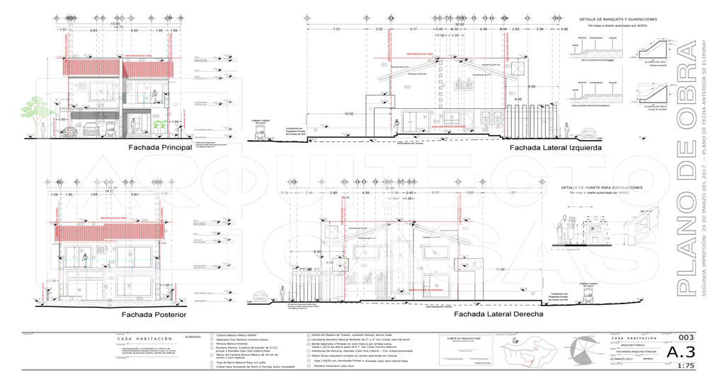 Plano fachadas | homify