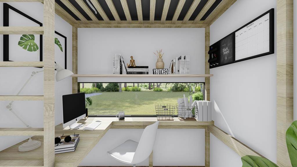 Home office / oficina modular / cuarto de entretención / oficina ...