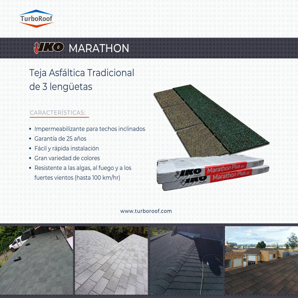 Teja asfáltica iko marathon | homify