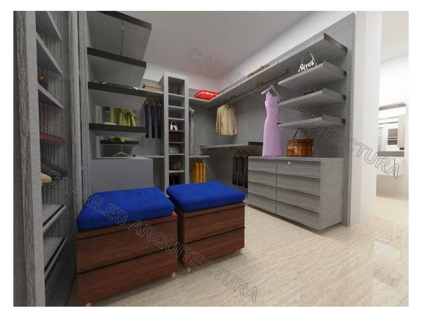 Diseño de vestier con sistemas de apoyo combinados | homify