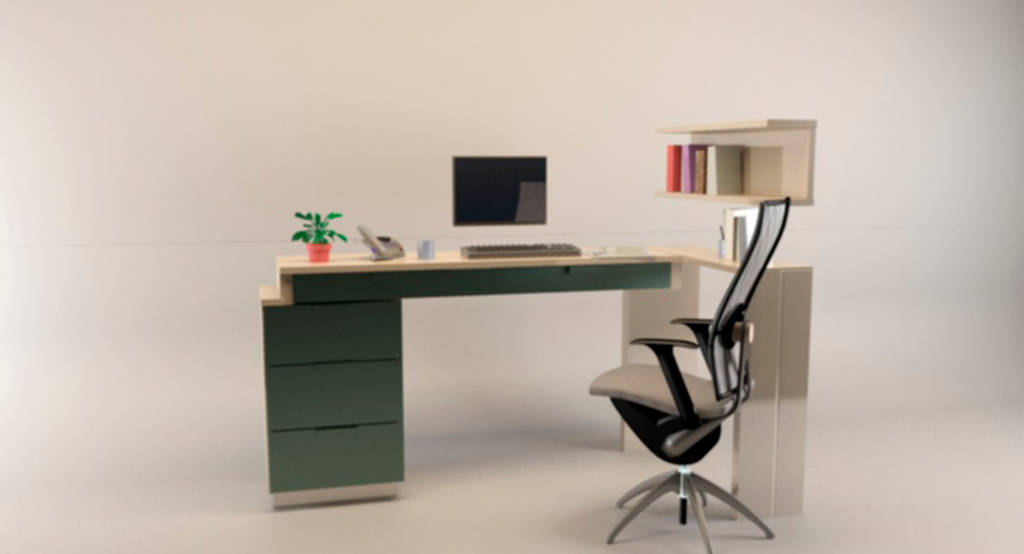 Espacio de trabajo work station, loft arquitectura | homify