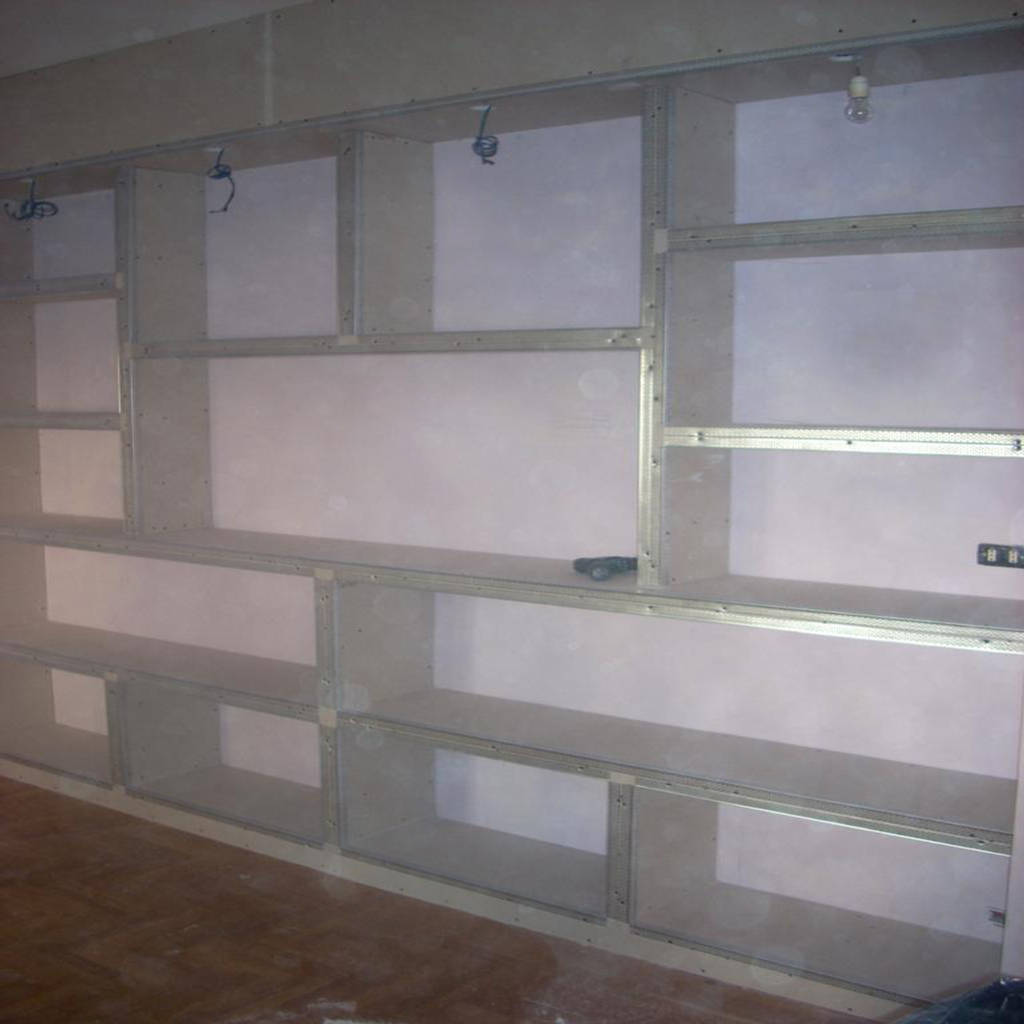 Struttura ultimata con installazione dei pannelli in cartongesso, pronta per la rasatura | homify