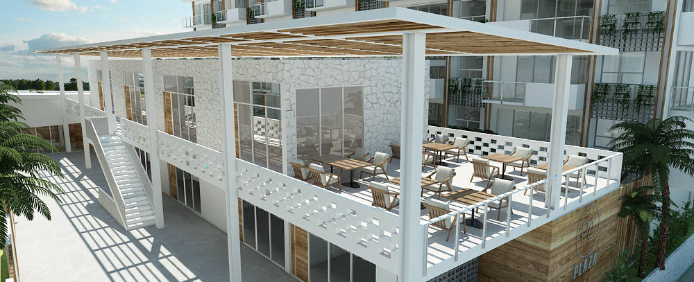 Render de terraza al aire libre | homify