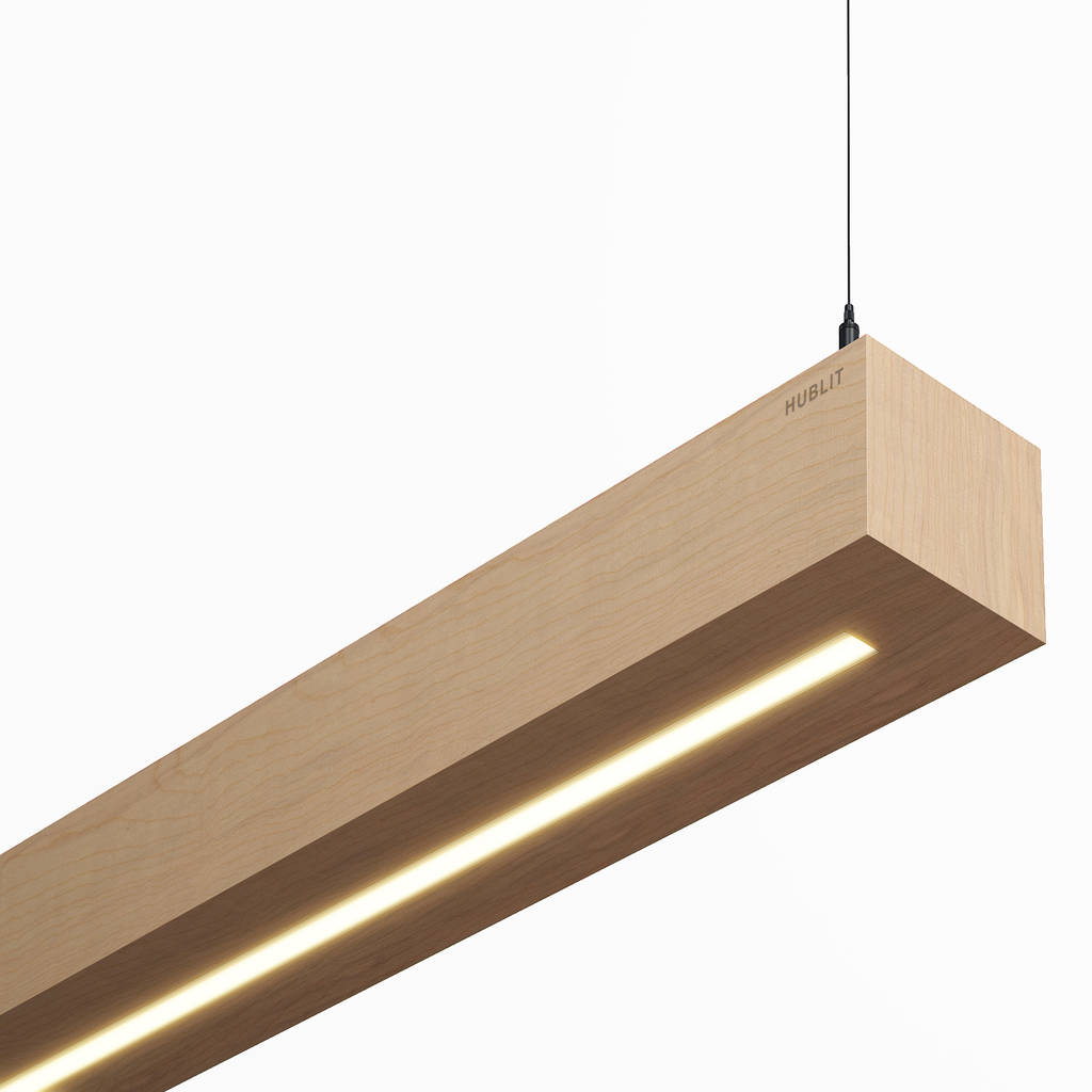 Wooden linear lights for home , hublit lighting private limited | homify