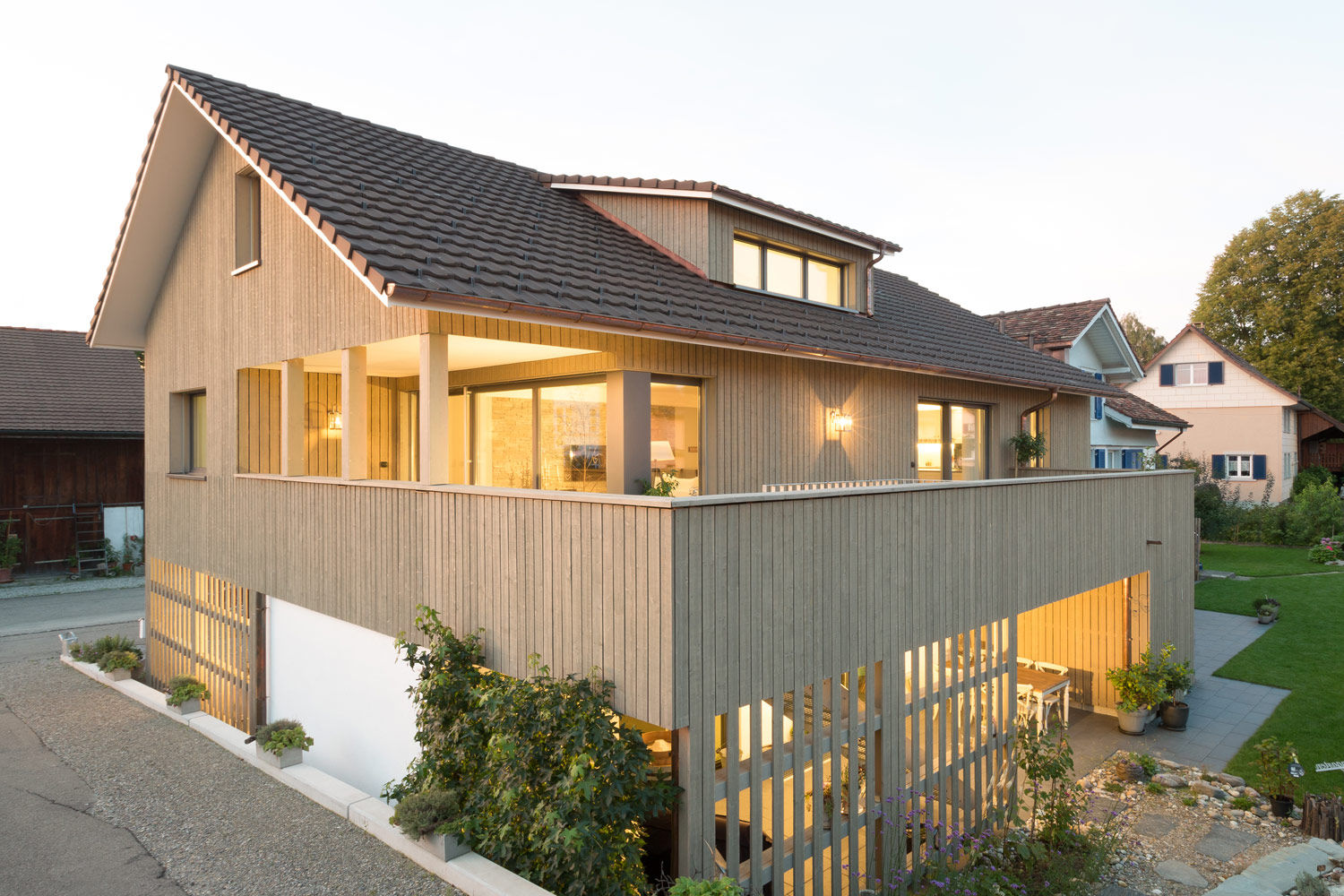 The modern timber home built for an extended family | homify