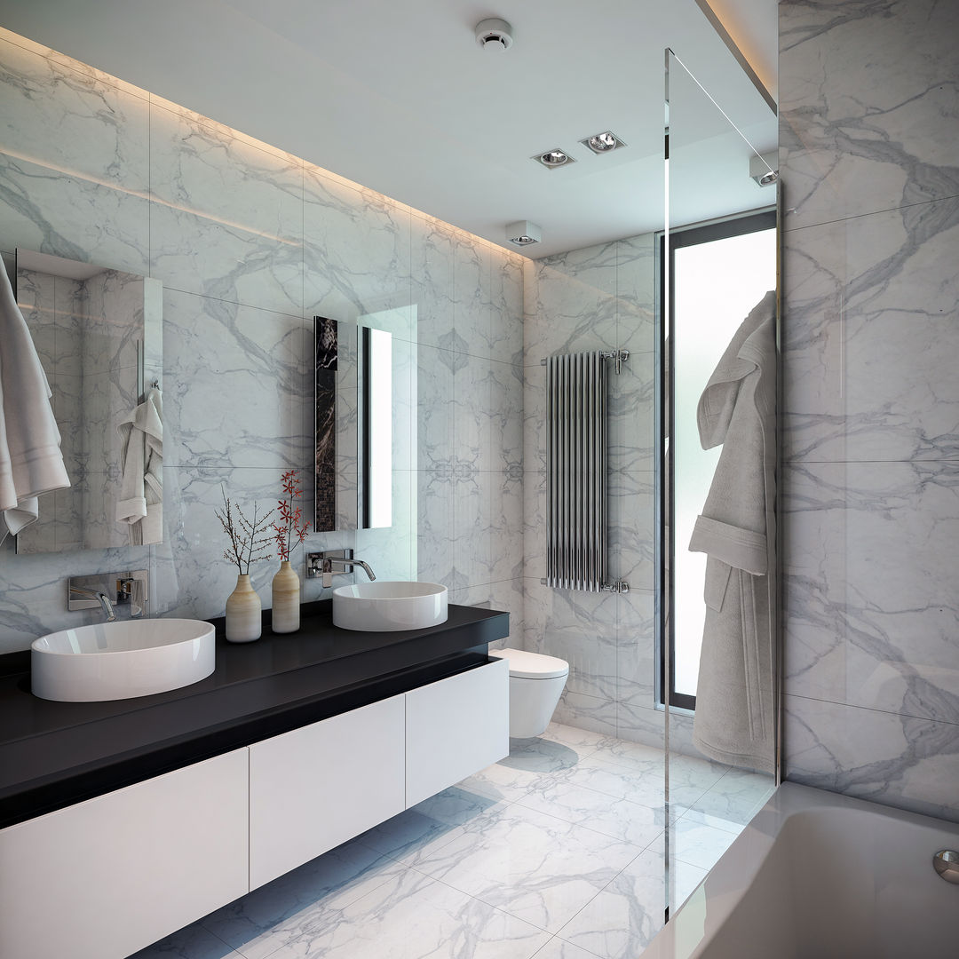 Banyolar için çift lavabo modelleri | homify