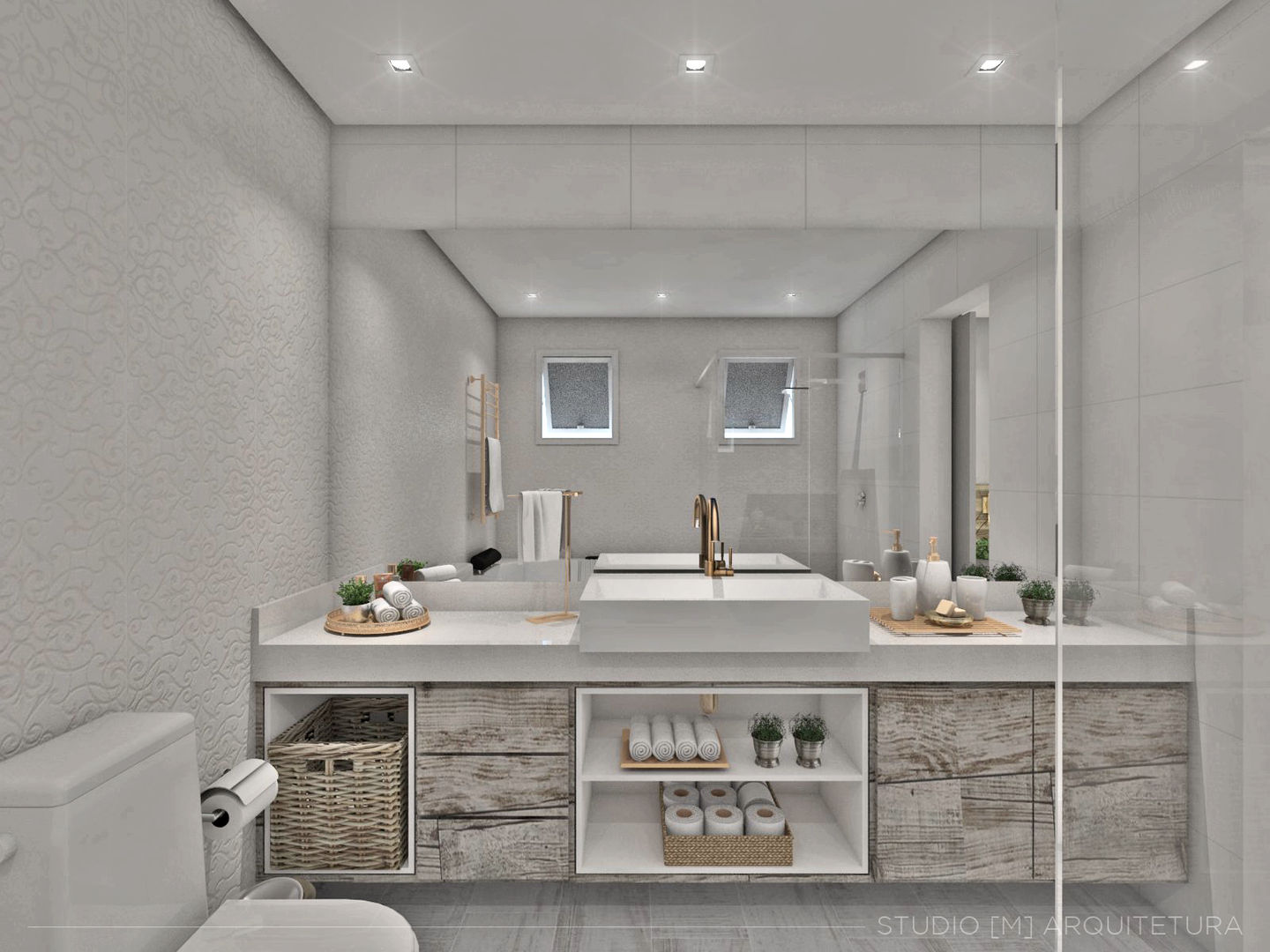 Banheiro Quadrado: 30 inspirações Surpreendentes | homify