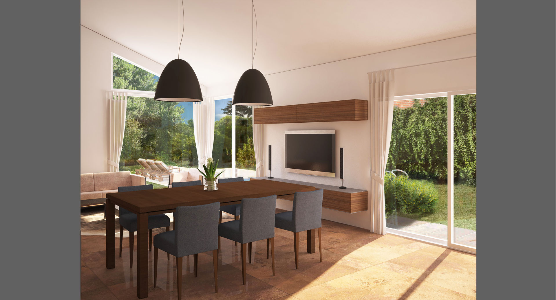 7 ways to arrange your TV in your dining room | homify