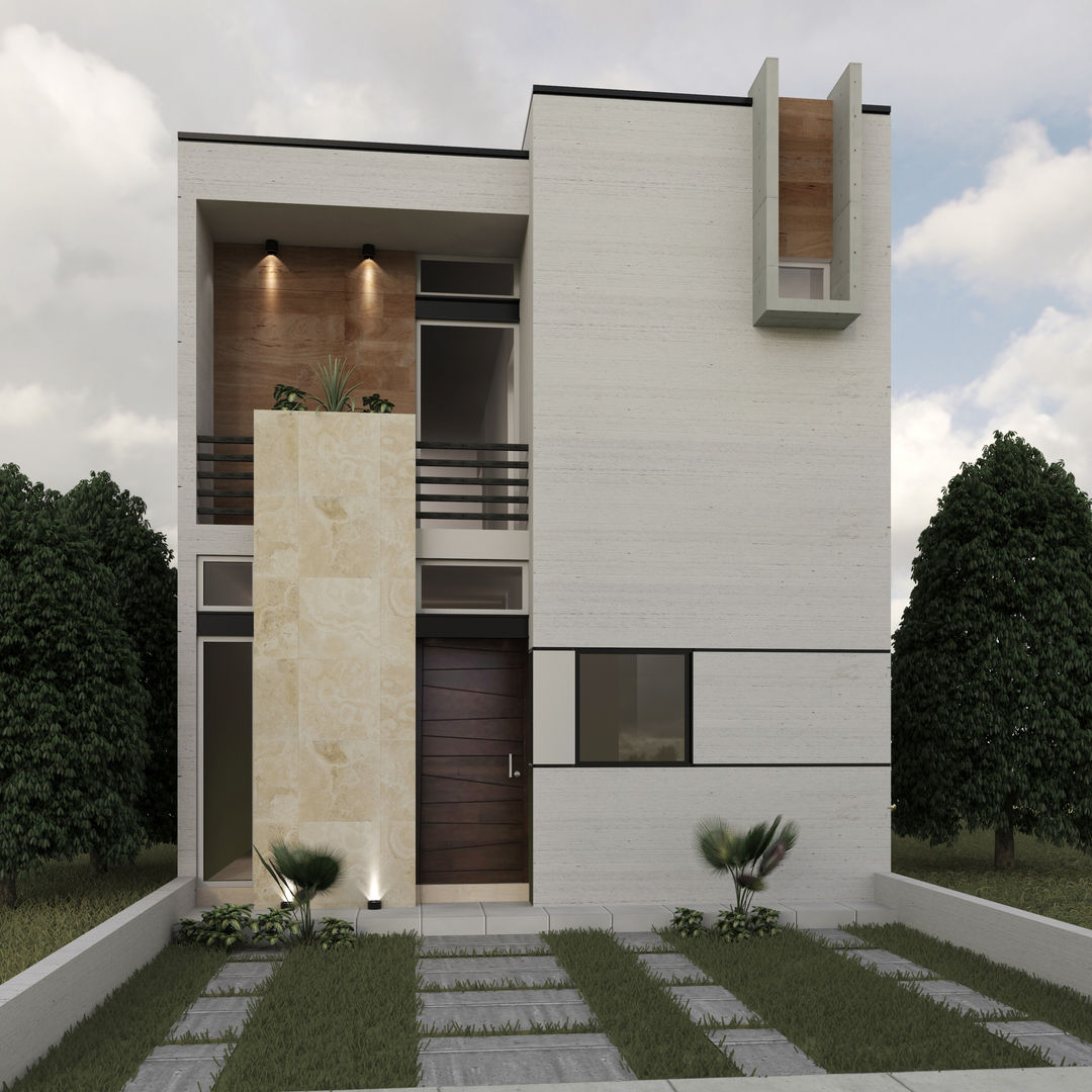 10 fachadas pequeñas con balcón (y lo que debes tomar en cuenta para ...