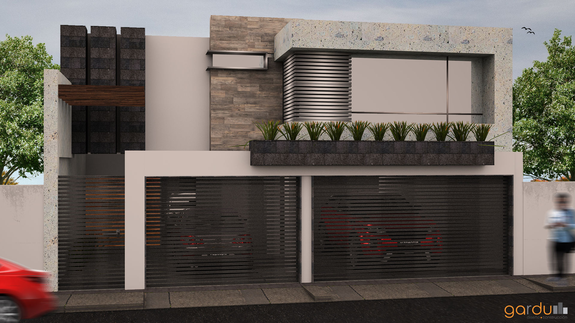 Cocheras modernas: diseños y materiales | homify