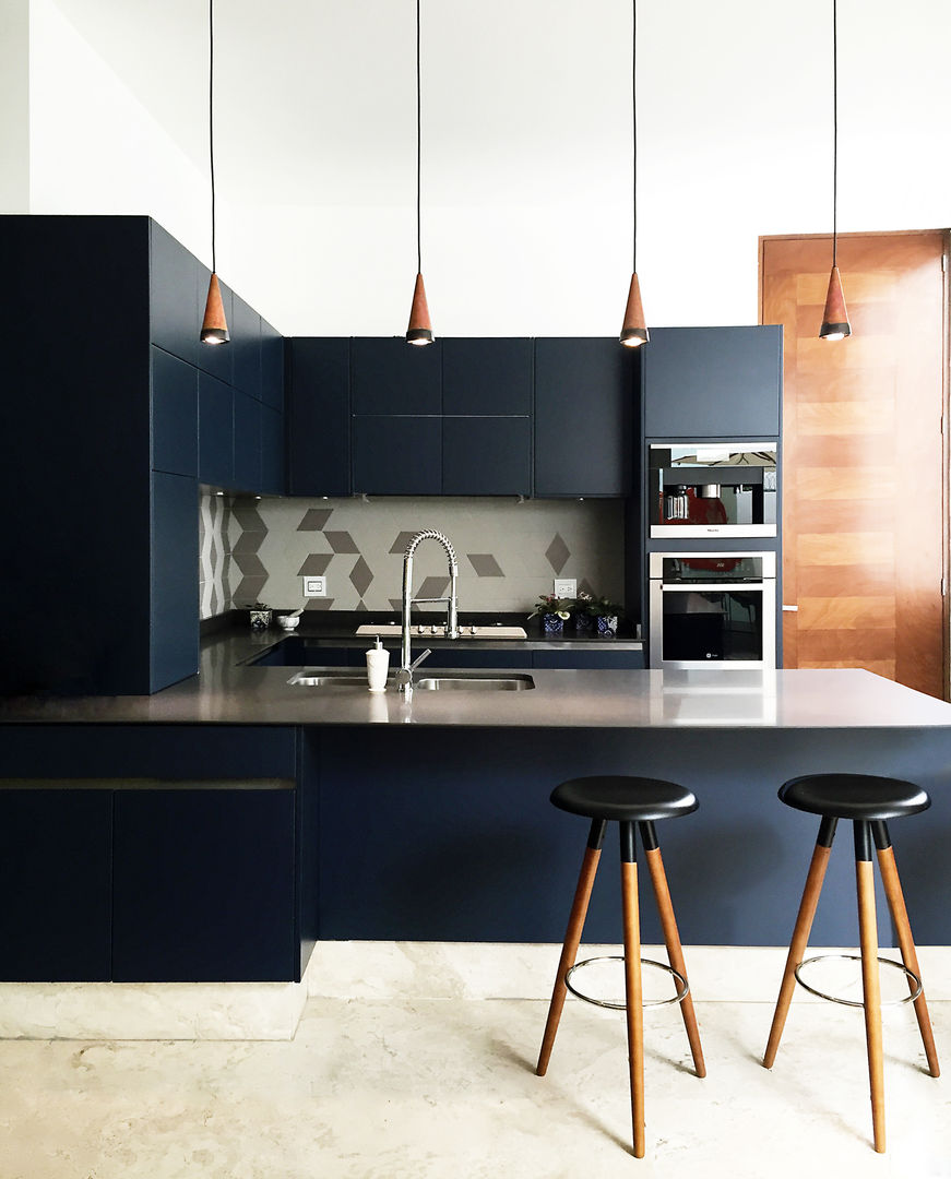 13 Increíbles Ventajas De Las Cocinas Azules | homify