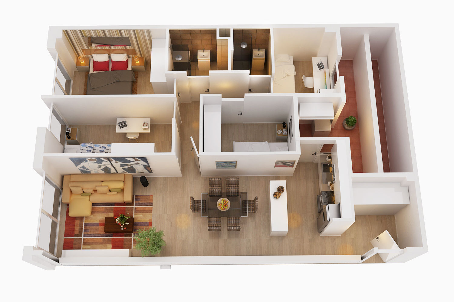 A beautiful home of 80 square meter area | homify