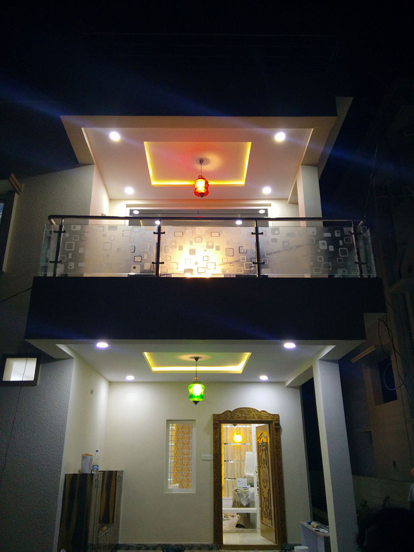 Villa in Hyderabad with false ceilings and extensive artificial ...