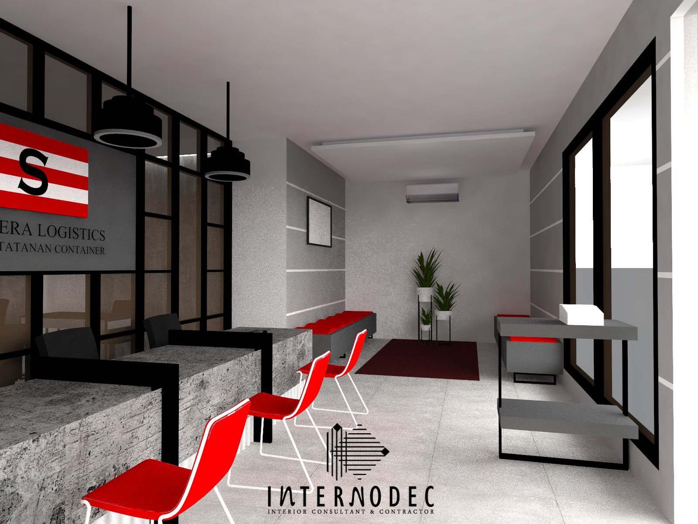 Desain Interior Ruang Kantor Logistik Bertema Rustic | homify