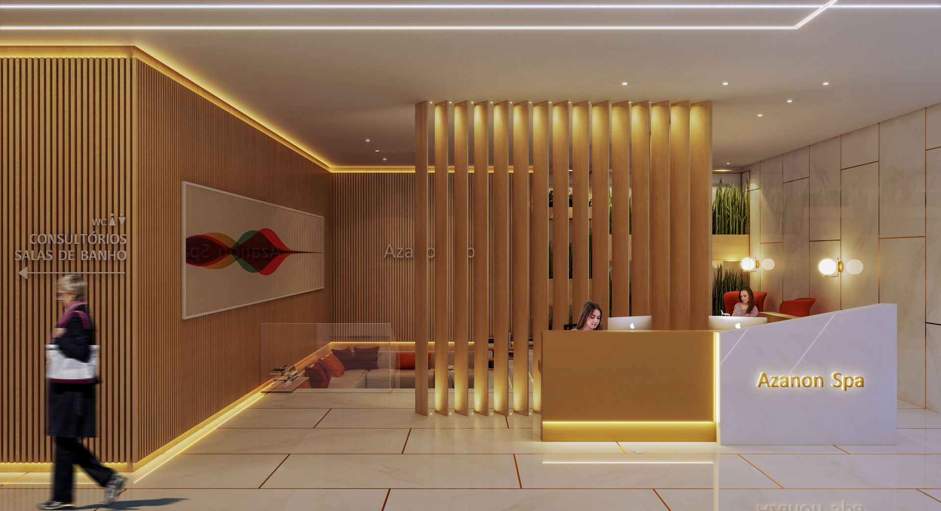 Projeto comercial para SPA de alto padrão em São Paulo | homify