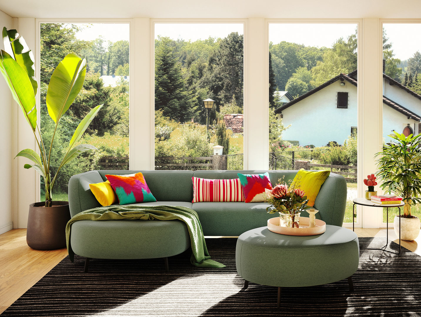 Tendencias que Encantan: Sofá Redondo, un Auténtico Infaltable en Salas Modernas | homify