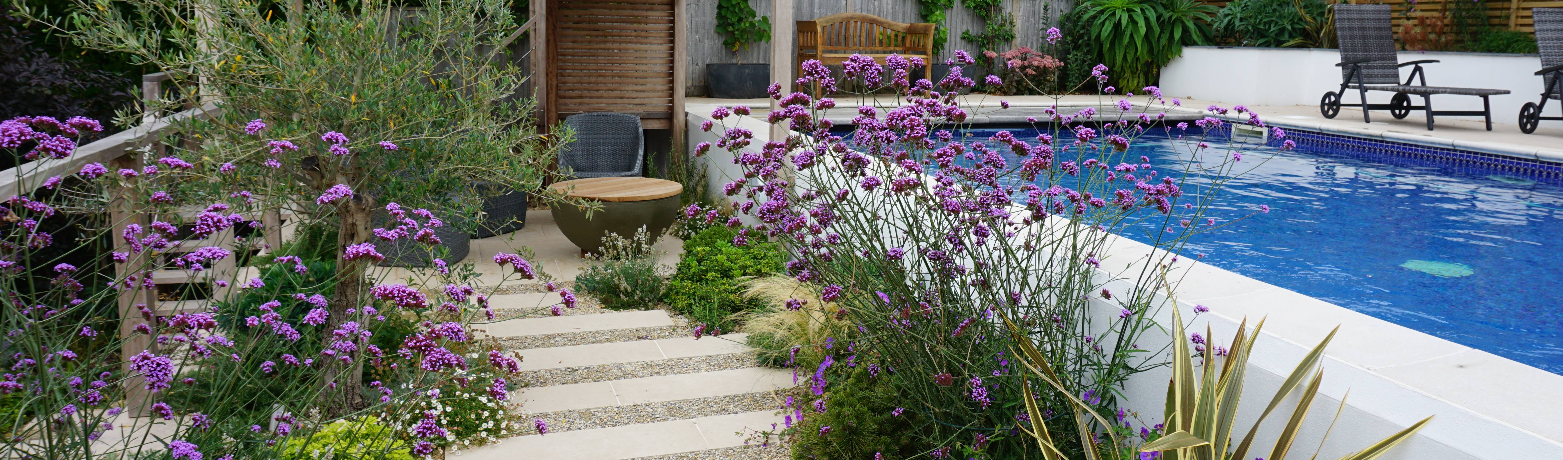 Mediterranean Pool Landscaping