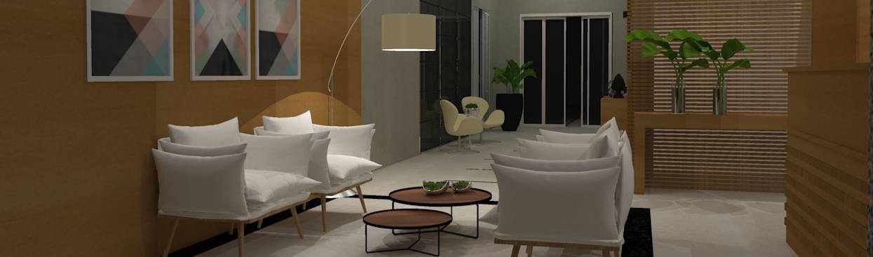 Estudo realizado para revitalização de hall de entrada de edifício ...
