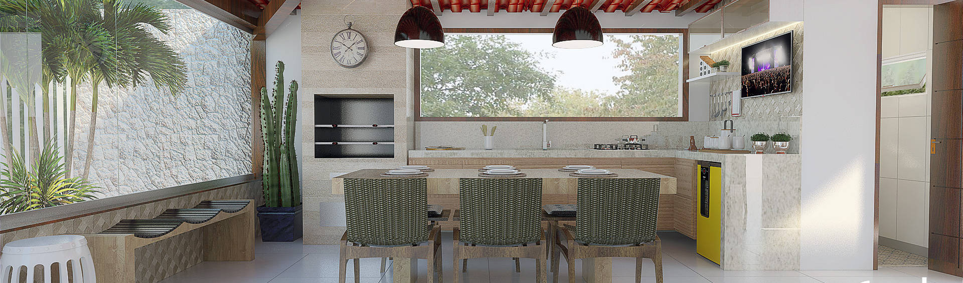Cozinha Gourmet com sala de janTr | homify