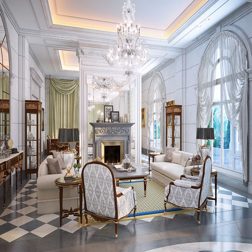 baroque room interior