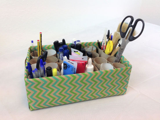 DIY: Cómo hacer una caja para materiales escolares | homify