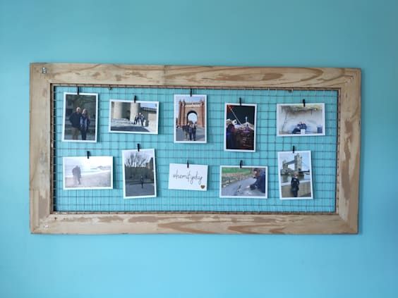 Create a beautiful display board with chicken wire mesh | homify