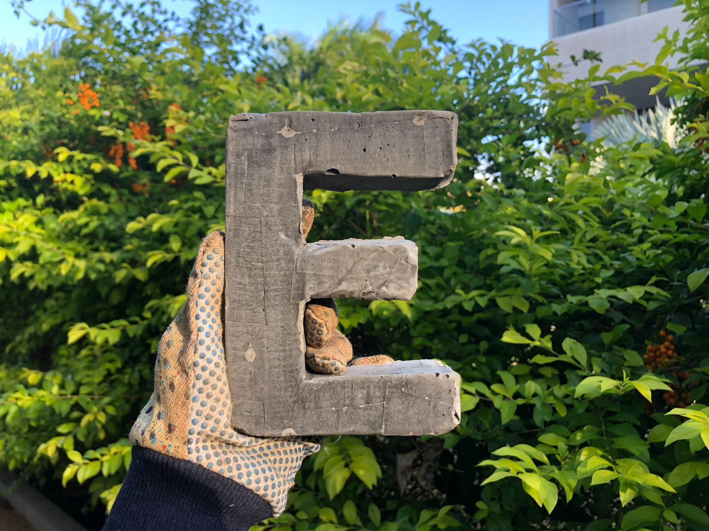 How to Make DIY Concrete Letters with Homemade Lettering Moulds [12 ...