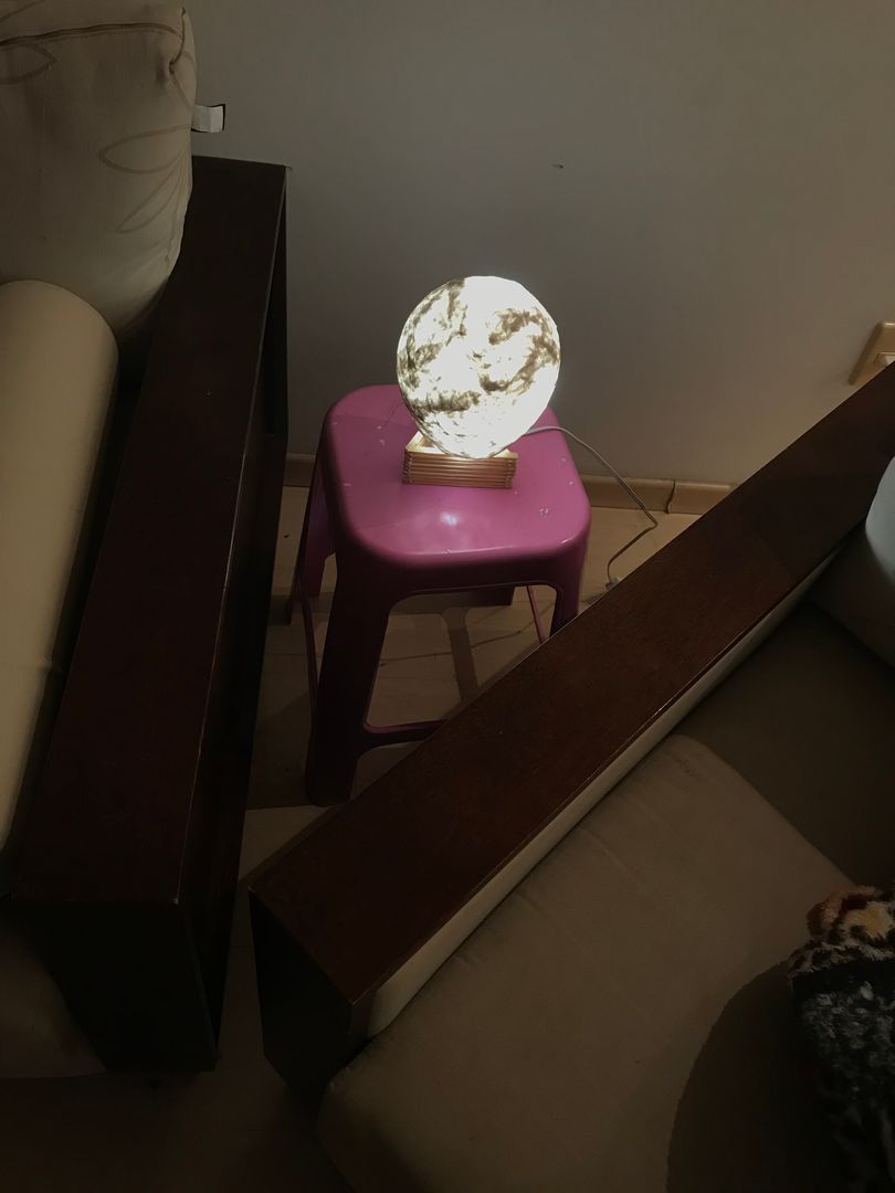 24 Steps DIY Tutorial On Making A Moon Lamp I How To Make A Moon Lamp ...