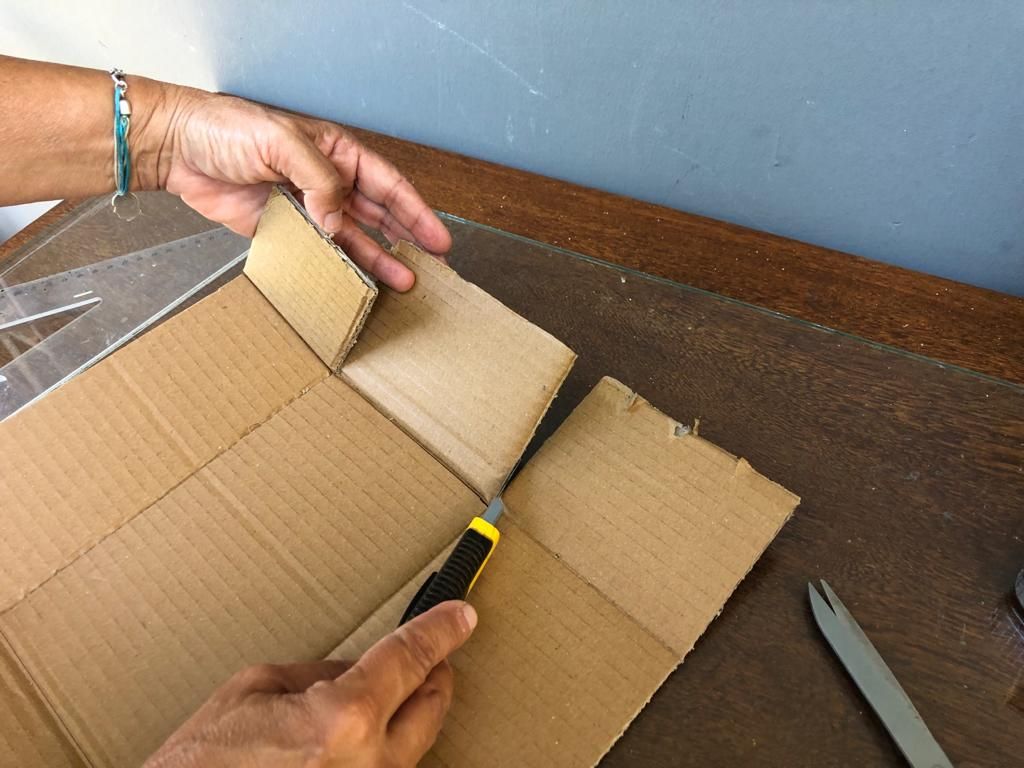 Diy Cardboard Storage With Drawer