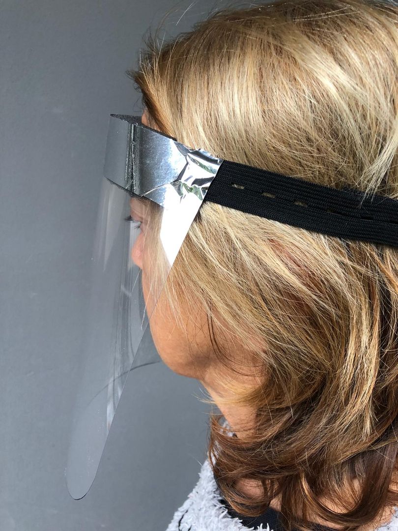 How To Make Plastic Face Shields At Home | Easy DIY Plastic Face Shield ...