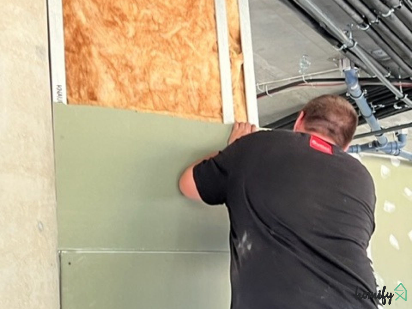 How to Make Plasterboard Wall with Aluminium Structure (Step by Step ...