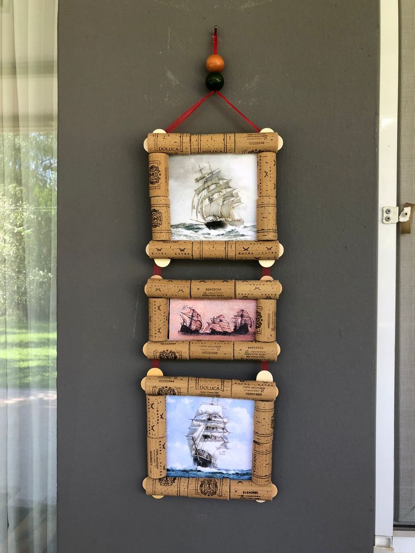 12 Steps To Make Rustic Wine Cork Frames at Home | Homify Home Decor ...