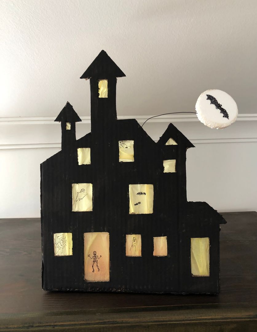 DIY Haunted House Crafts | How to Make a Spooky Paper House for ...