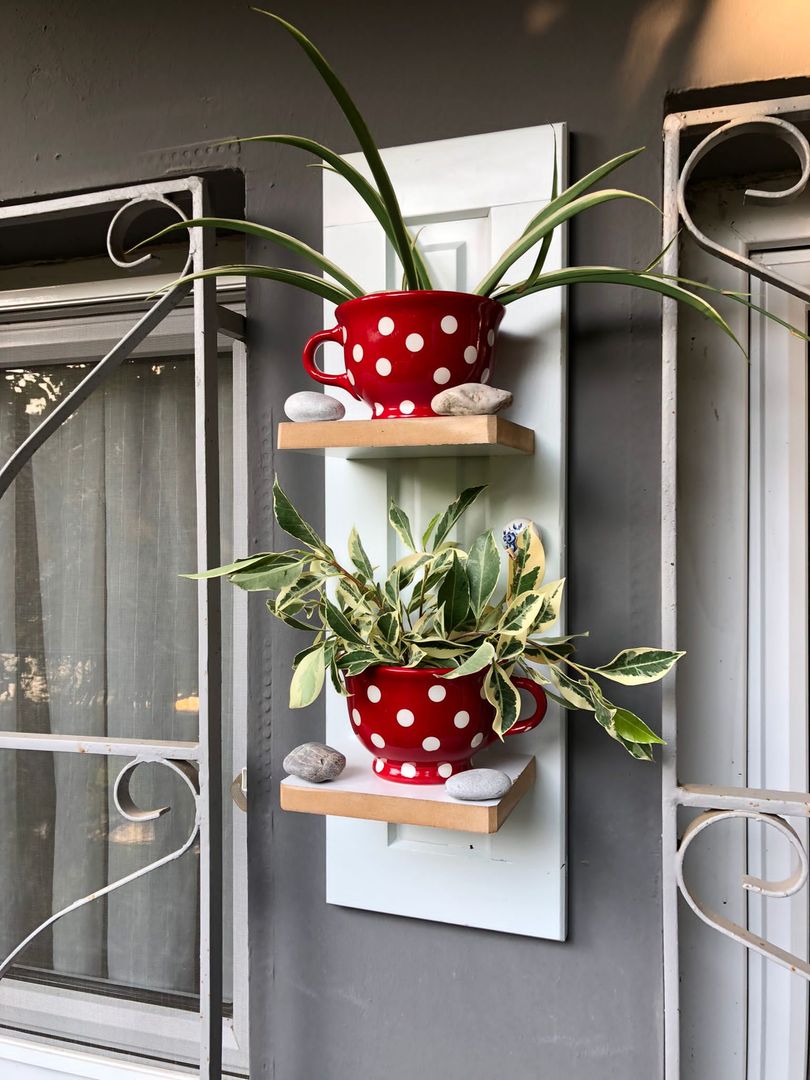 How To Make an Upcycle Cabinet Door Flowerpot l Creative Upcycled Door ...
