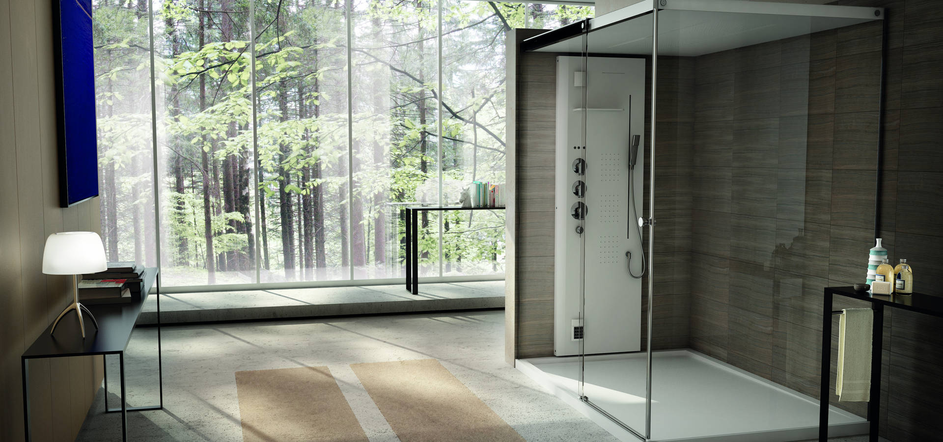 Maxi benessere con il nuovo box con hammam firmato Teuco: arriva Light ...