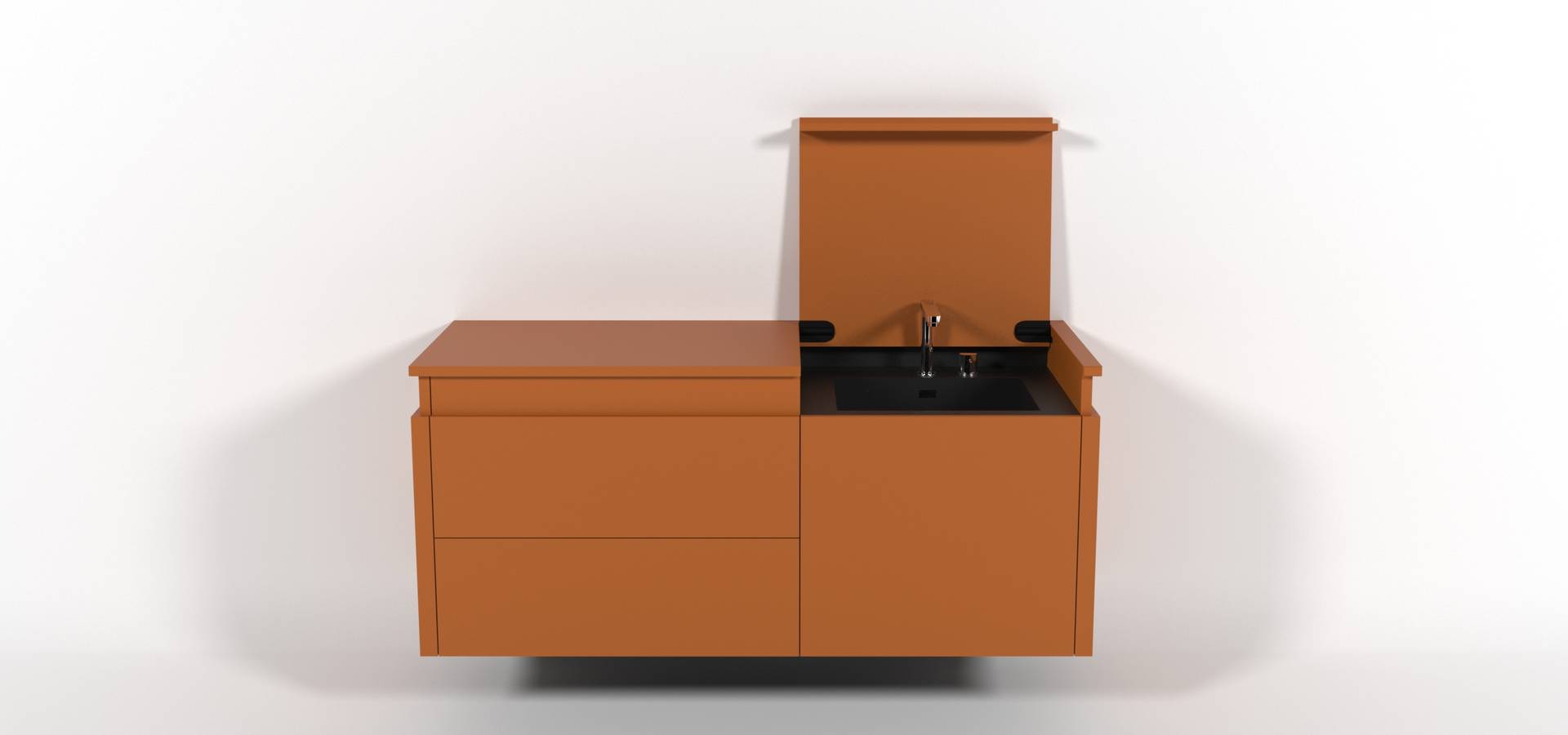 Minicucina compatta con coperchio - Monolitika | homify