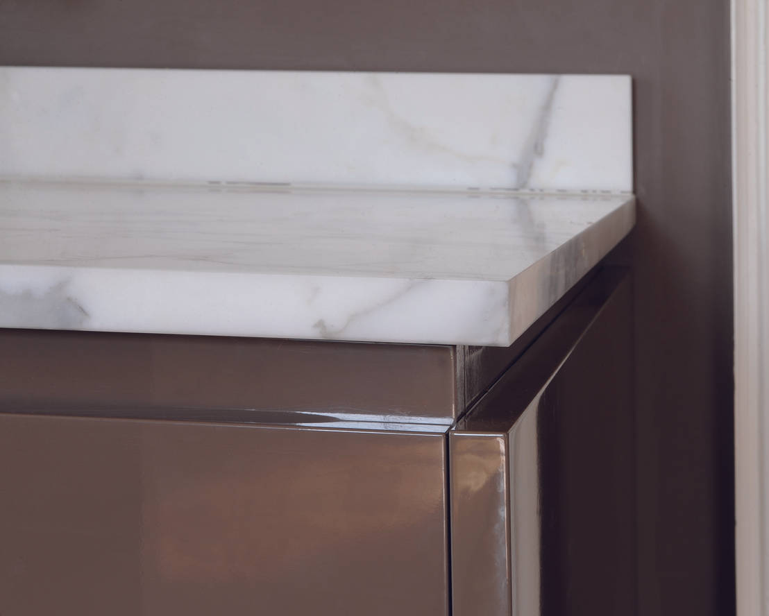 Marble Wetroom and Kitchen Island - Dinder House, Somerset | homify