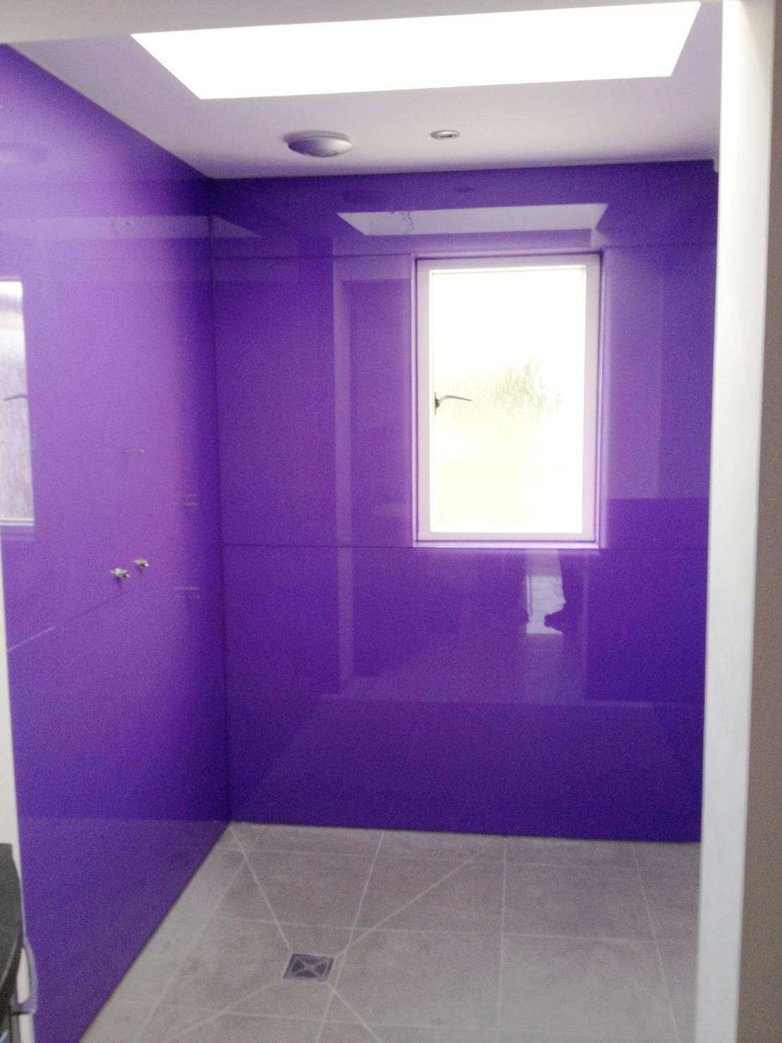 Glass Shower Splash Backs for Wet Room | homify