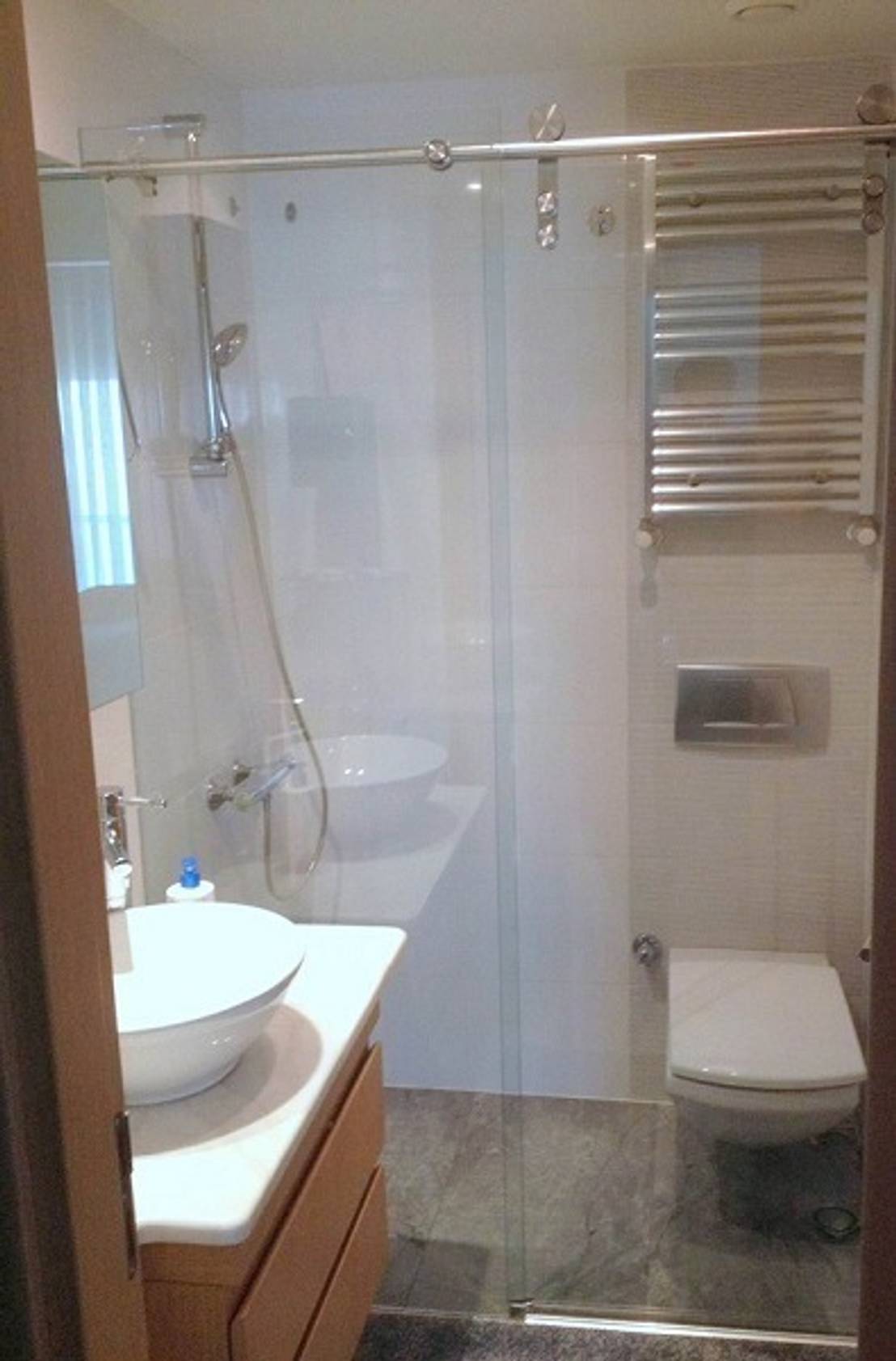 10 mm Şeffaf Cam Klavuz Ray Bellini Aksesuar 1 Nolu Sistem | homify