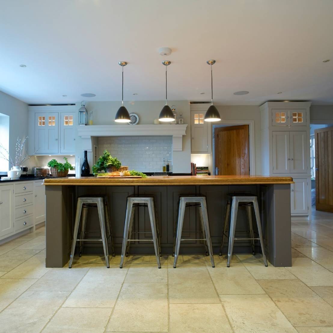 Chadwick House | Grey Painted Contemporary Country Kitchen | homify