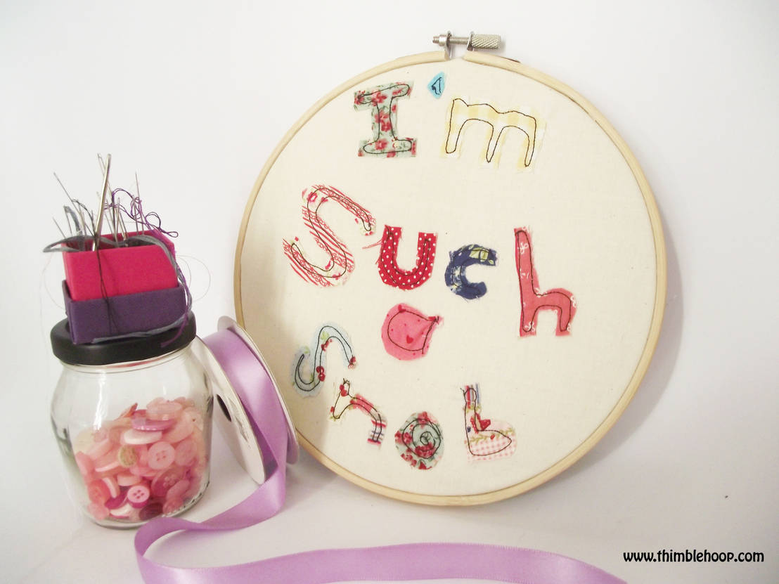 Textile word art by Cliona Byrne | homify