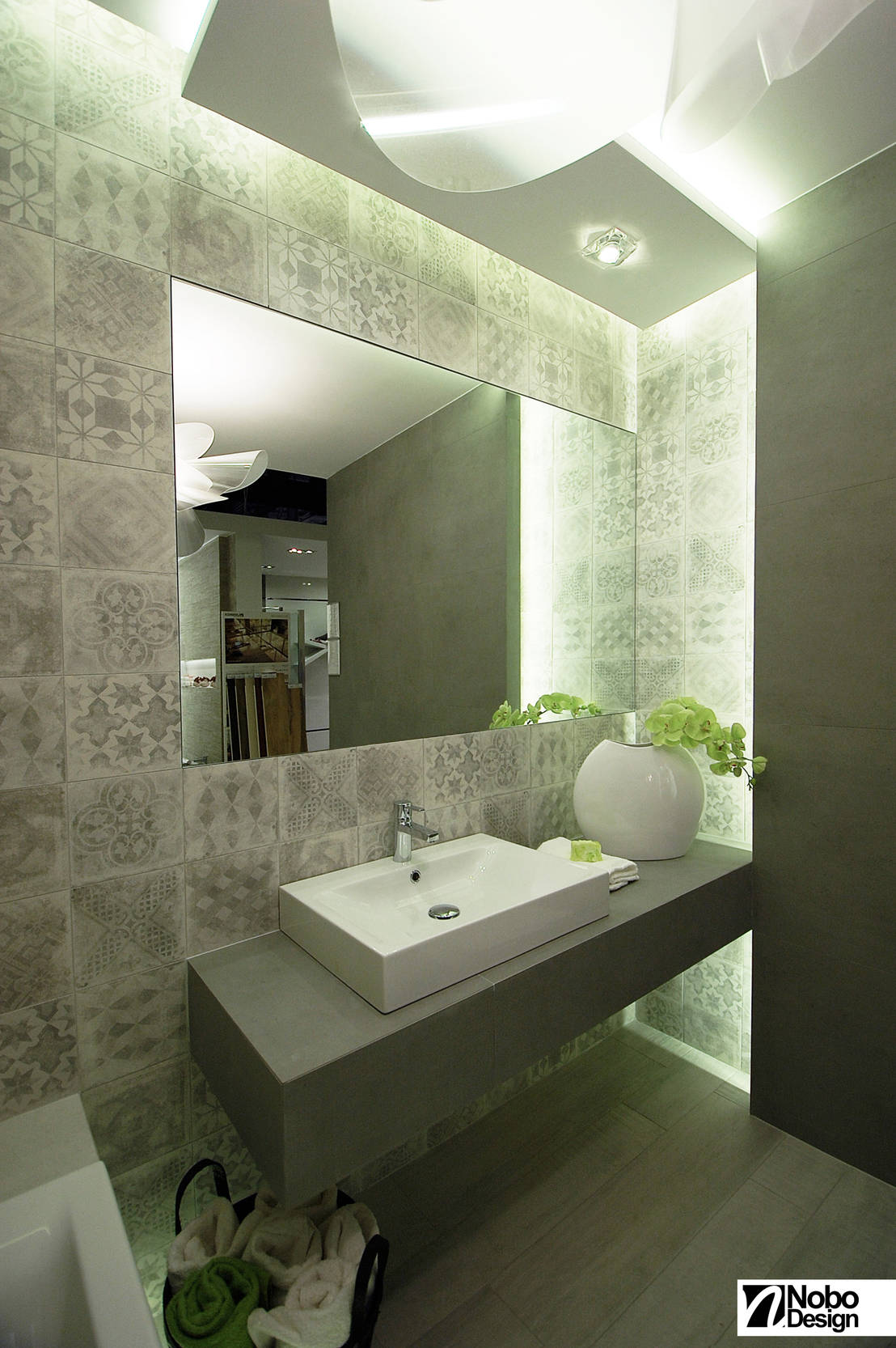 Box łazienkowy w katowickim salonie MAX-FLIZ | homify