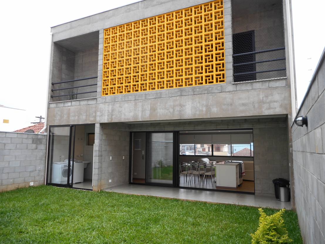 Casa de Bloco Aparente | homify Casa de Bloco Aparente | homify
