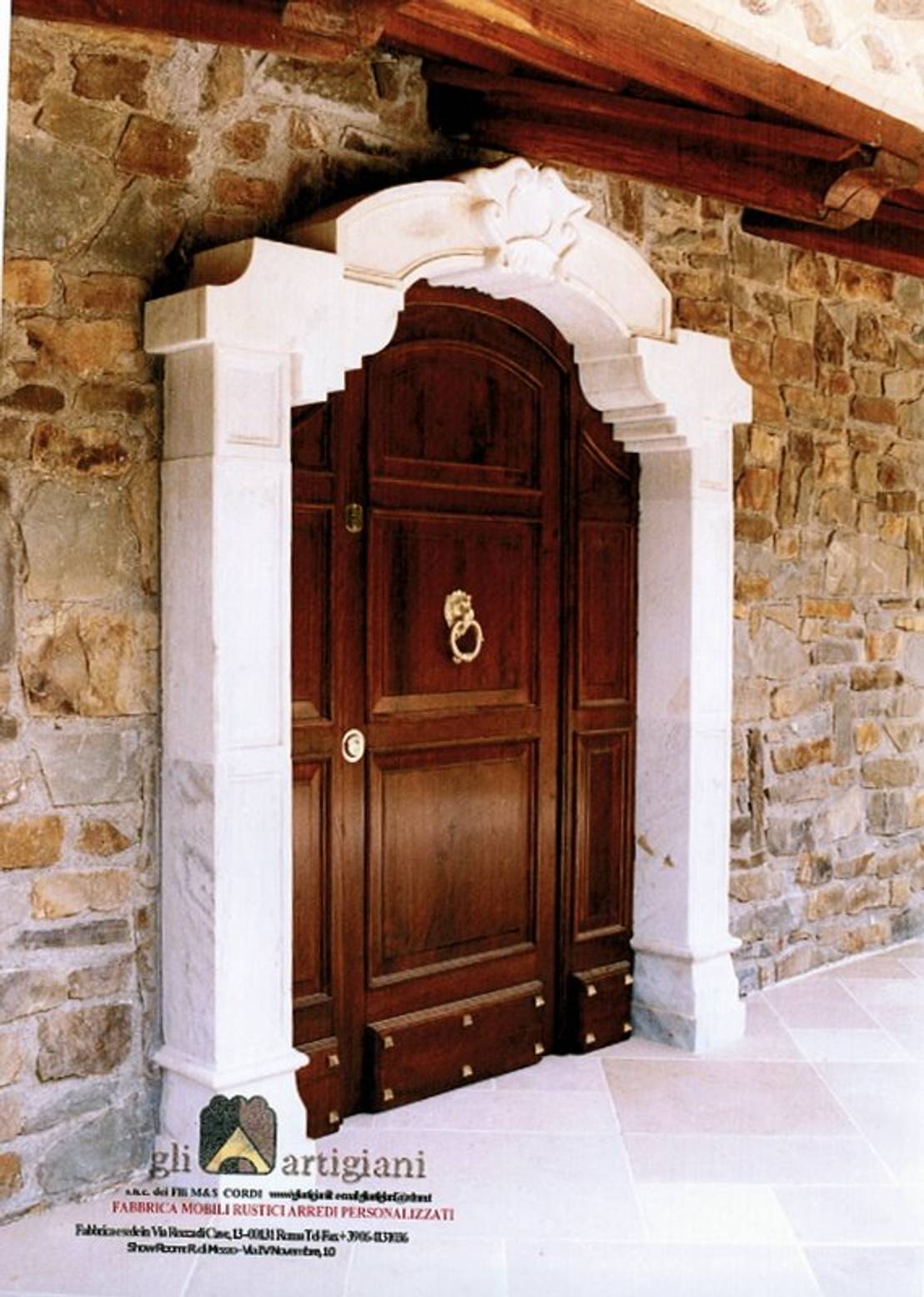 Portone su misura in legno ARTIGIANALE 100% ITALIANO | homify