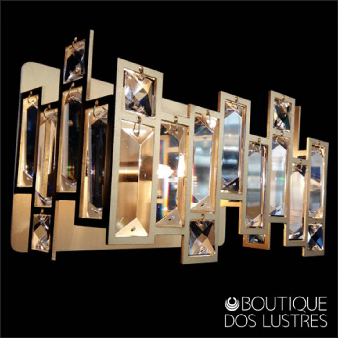 ARANDELA CRYSTAL DESIGN DOURADA | homify